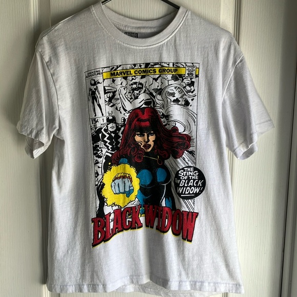 Marvel | Tops | Marvel Black Widow Shirt L | Poshmark